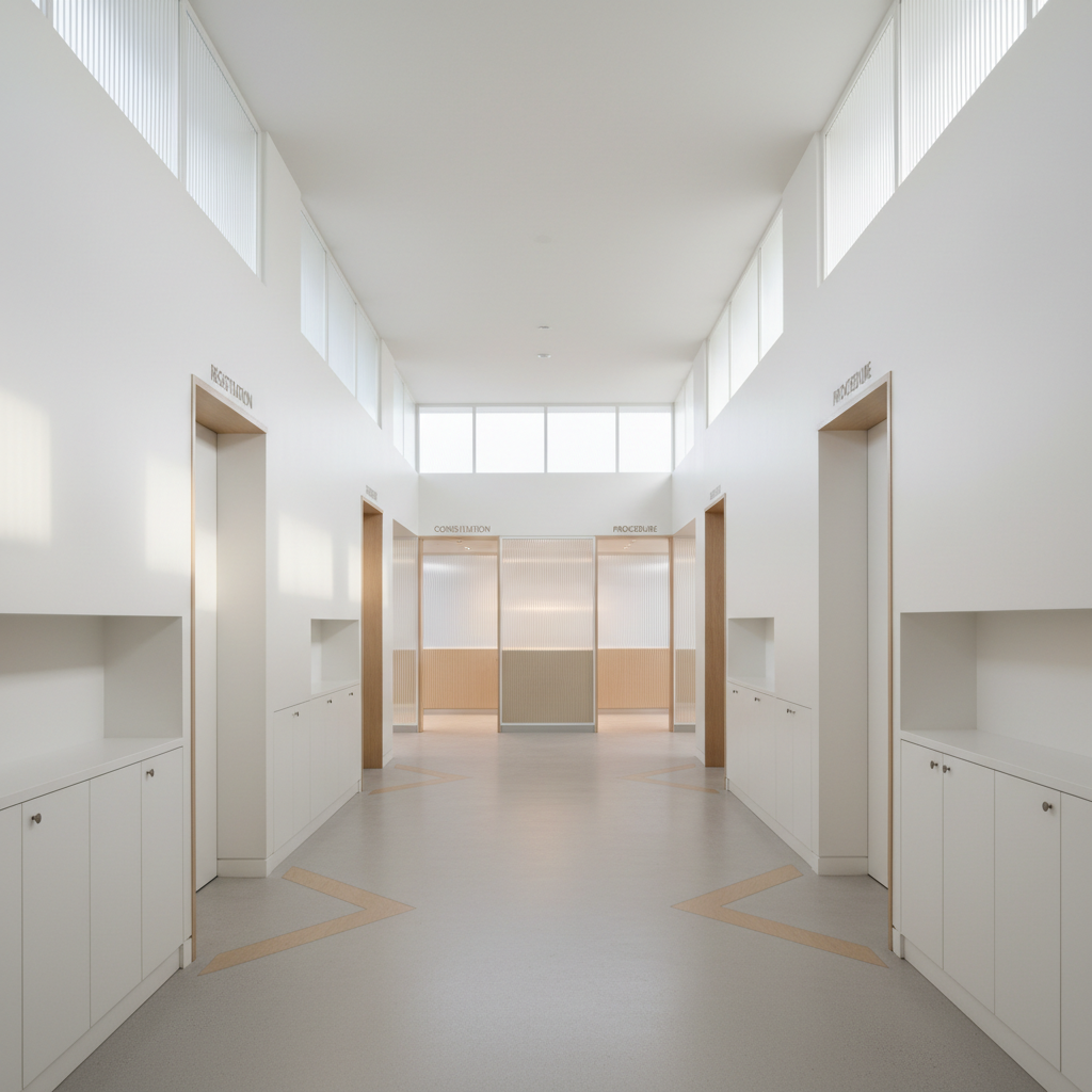 Small Clinic 1000 sq ft Floor Plan India—Future-Ready Healthcare Interface