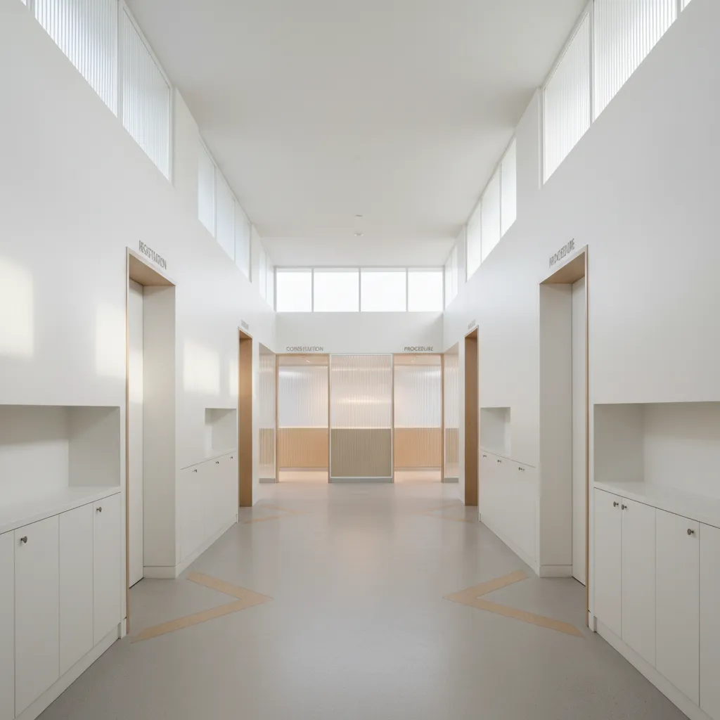 Small Clinic 1000 sq ft Floor Plan India—Future-Ready Healthcare Interface