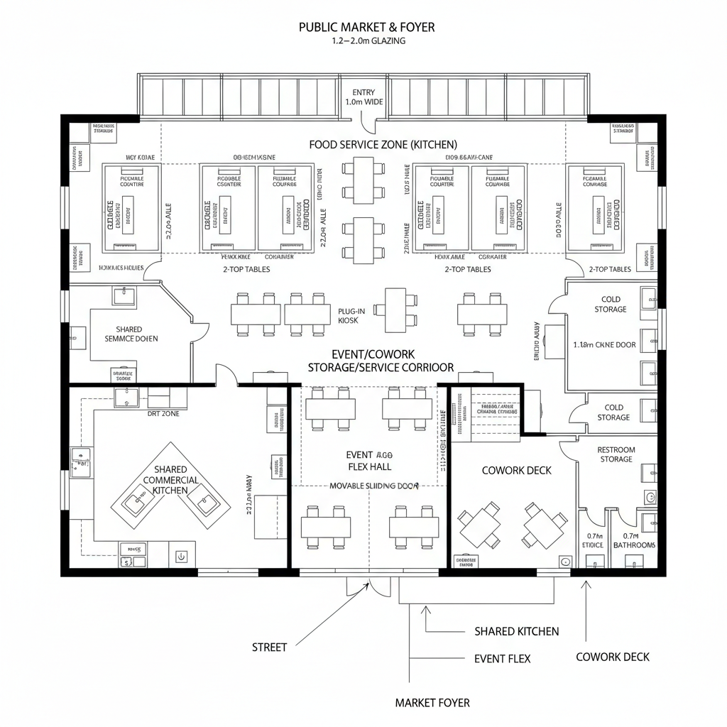 Three Commercial Floor Plans with Future-Ready Logic