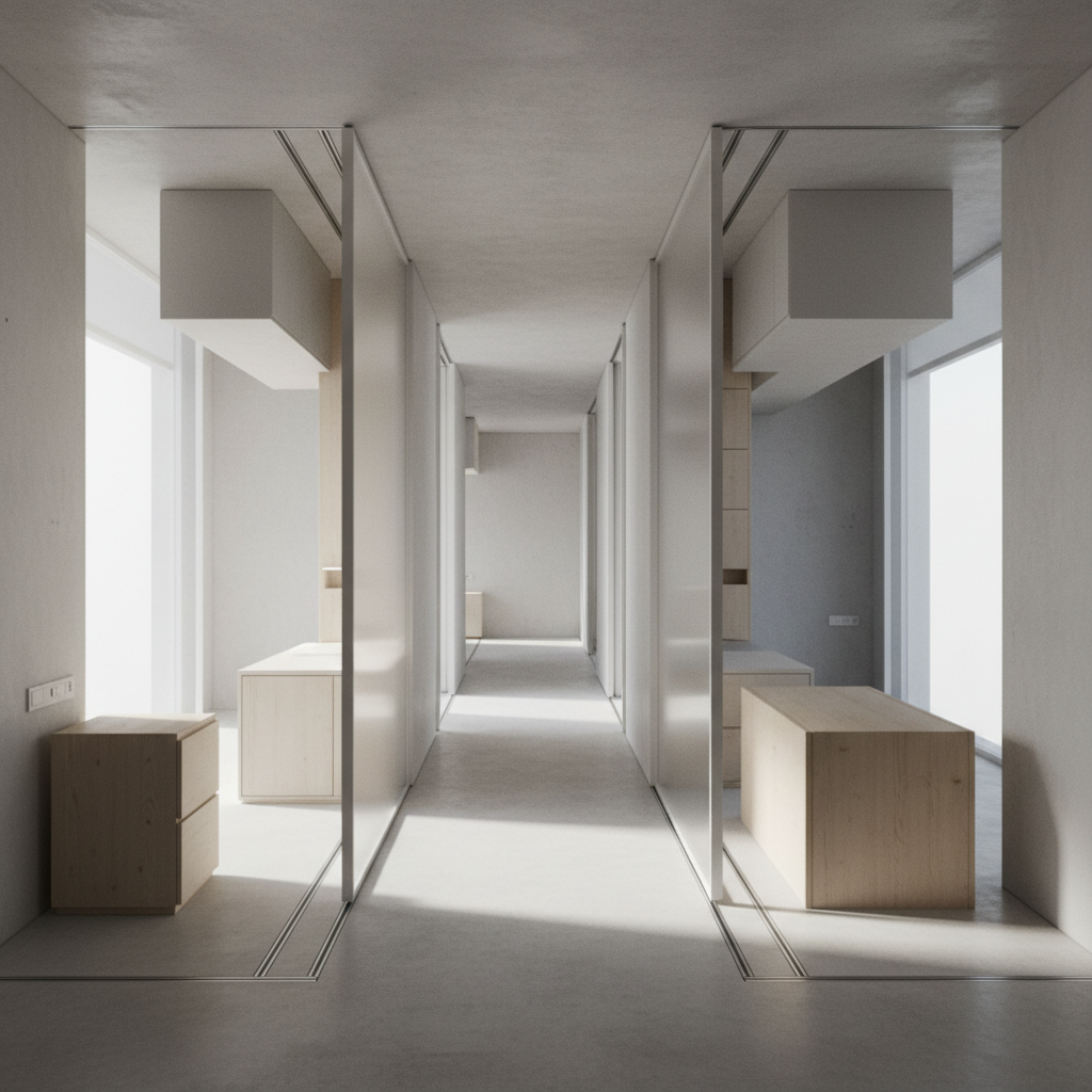 1 BHK 500 sq ft First-Floor Plan: Future-Ready Layouts