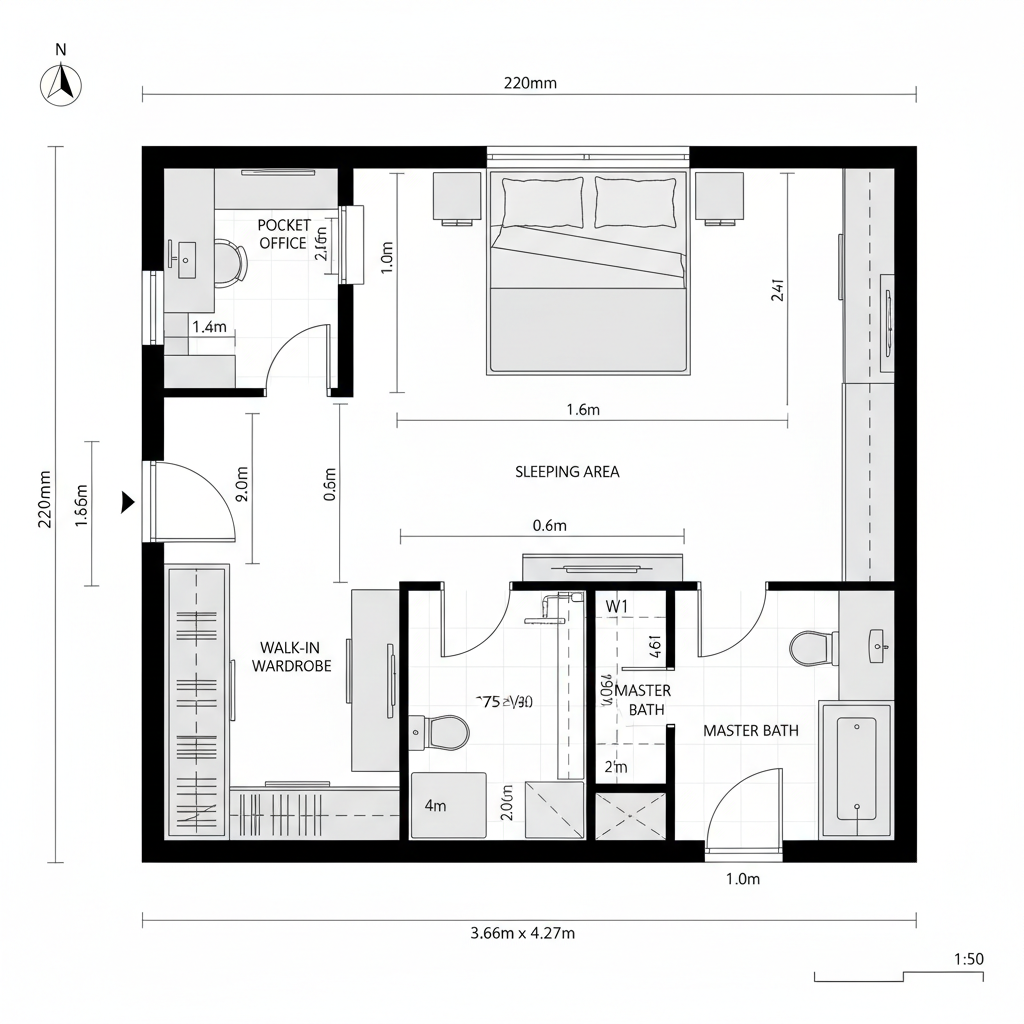 Small Master Suite Floor Plans: A Future Interface for Rest and Ritual