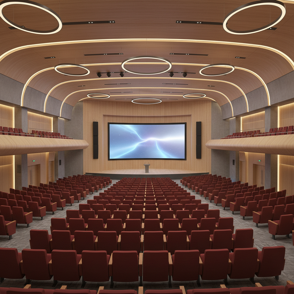 Optimize 3D Conference Hall Model for Real Time Rendering