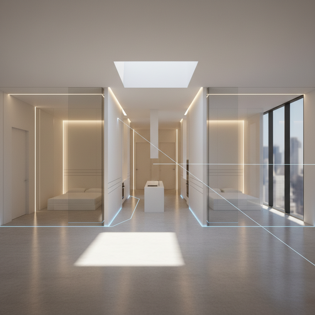 Two Bedroom Condo Floor Plan That Fixes Noise & WFH Clutter