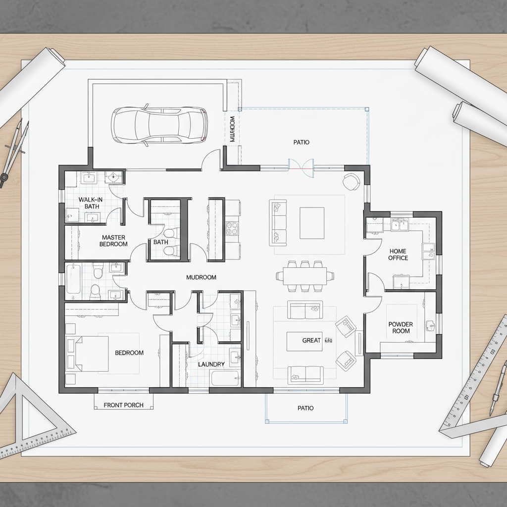 Gambar Denah Rumah Online: Cara Mudah Mendesain