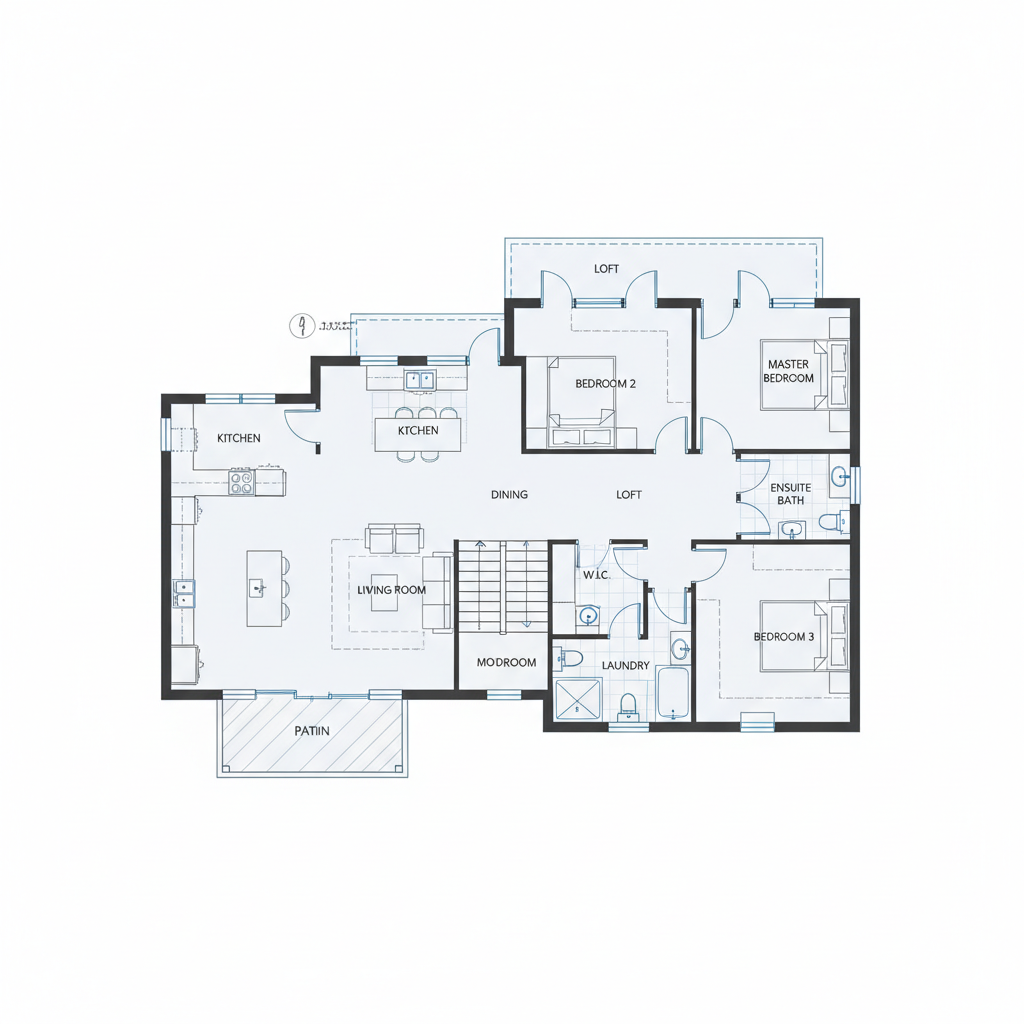 Denah Rumah 2 Lantai AutoCAD: Panduan Desain