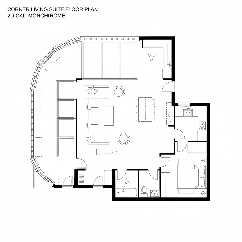 Balcony-Forward Apartment Floor Plans for Hybrid Living