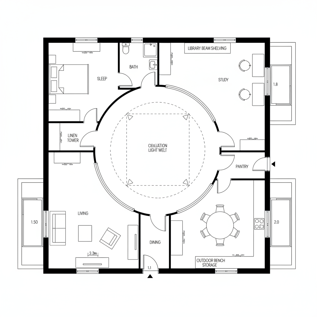 Violet Floor Plan Master Plan — Future-Ready Residential Logic