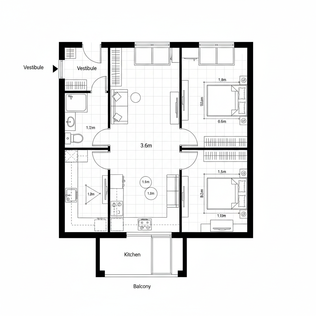 Vasant Oasis 1 BHK Floor Plan: Future-Ready Layout Strategies