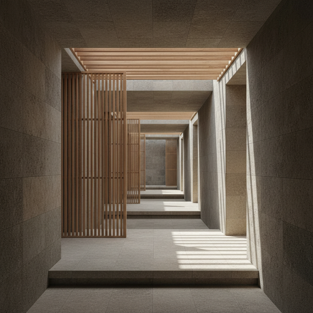 Traditional Villa Plan with Closed Courtyards — Future-Focused Layout Logic