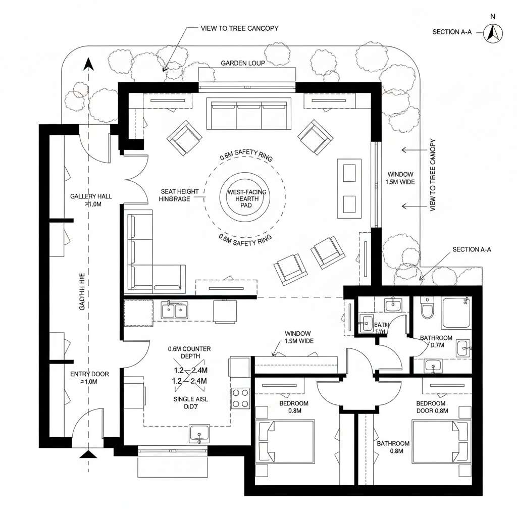 House Plan with Fire Pit Space—Layouts, Flow, and Future Utility