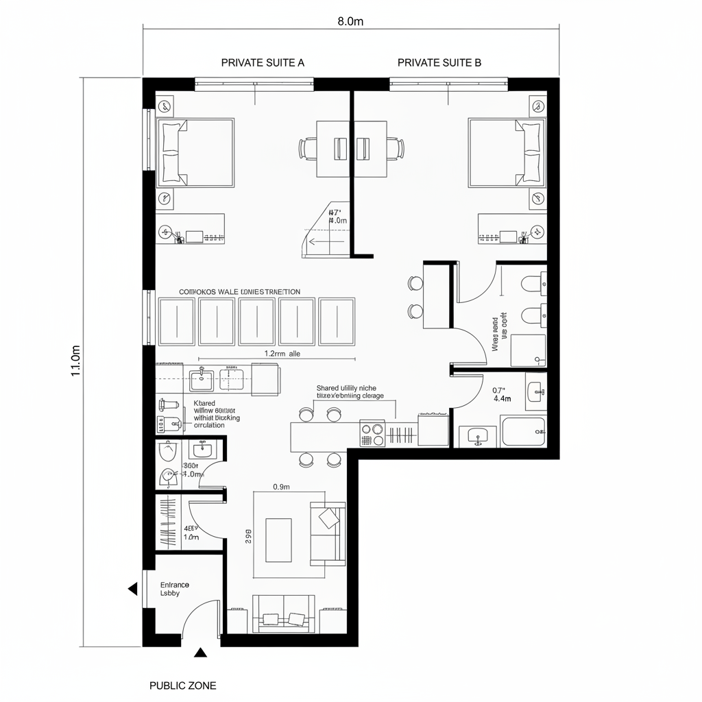 T-Shaped Apartments India – Future Interface Planning