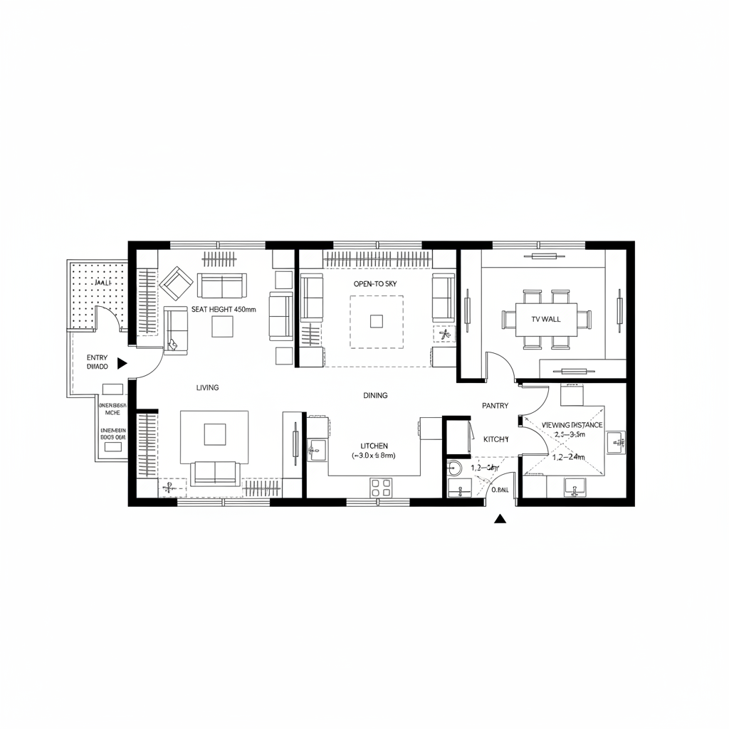 West-Facing Single-Floor Kerala Plans & Elevations: Climate-UI Design