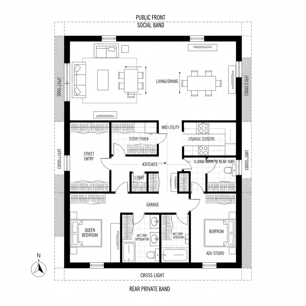 Simple Floor Plan Design by Land Measures — Future-Ready Layouts