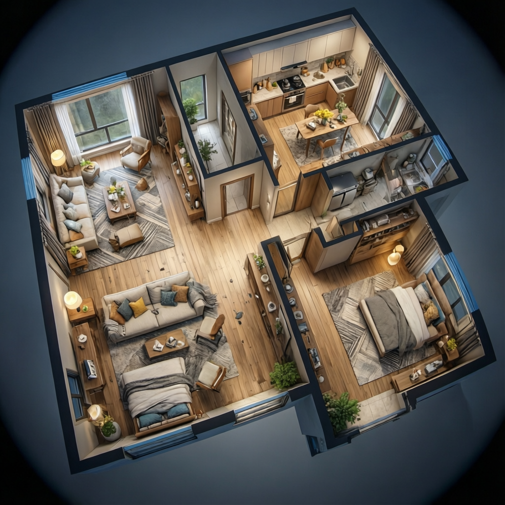 Denah Rumah 9x16: Layout Nyaman & Efisien