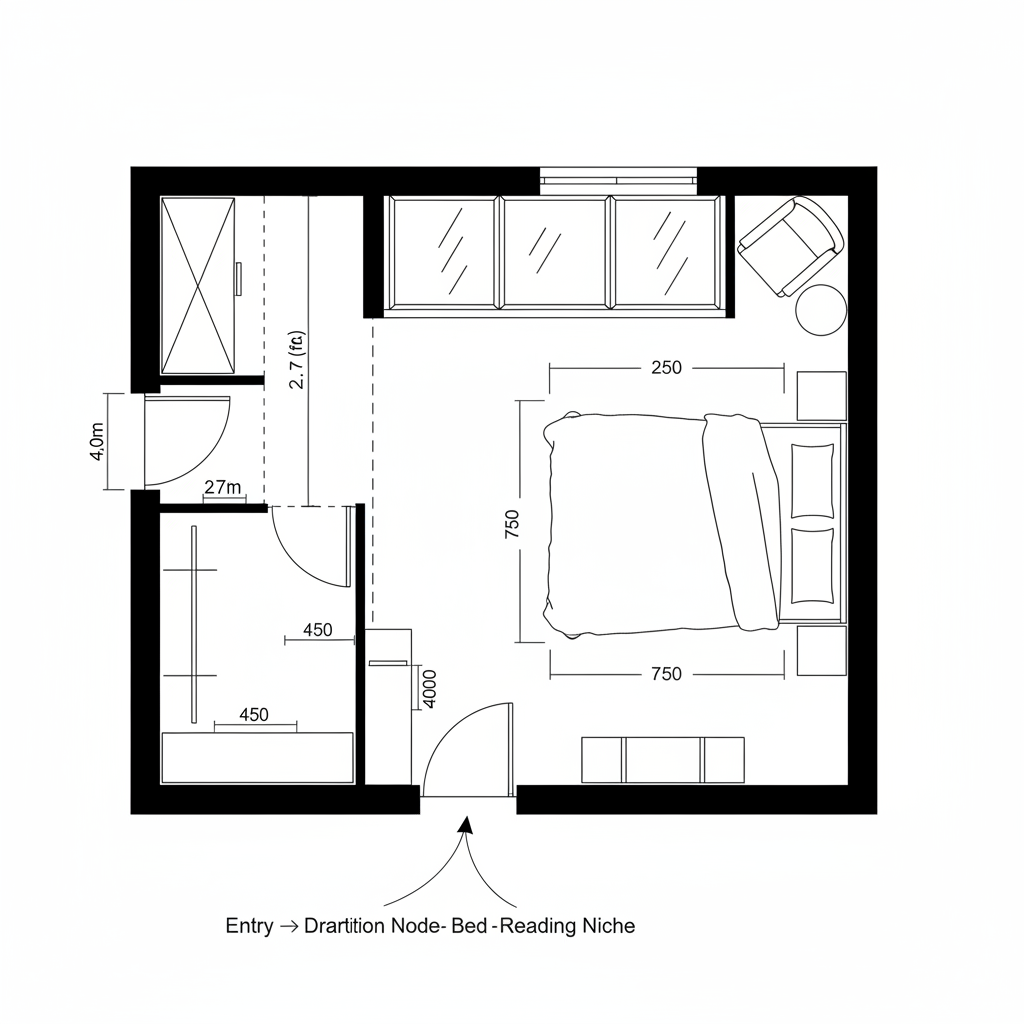Bedroom Feels Cramped? Fix the Bedroom Floor Plan with Furniture