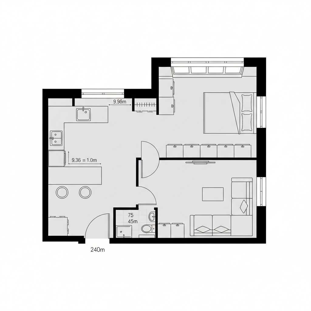 150 Sq Ft Apartment Floor Plan: 3 Layouts That Add Space