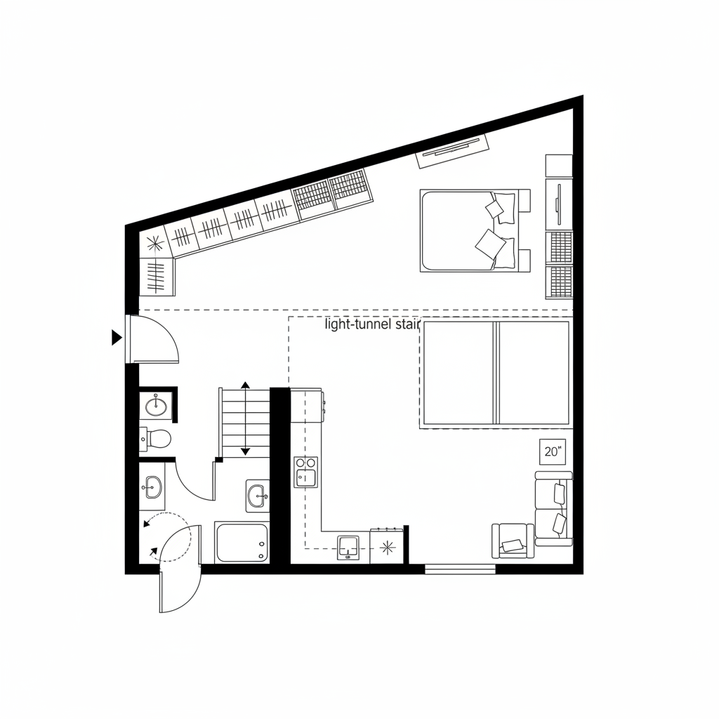 15×10 Mezzanine Floor Plan with Future-Layered Logic