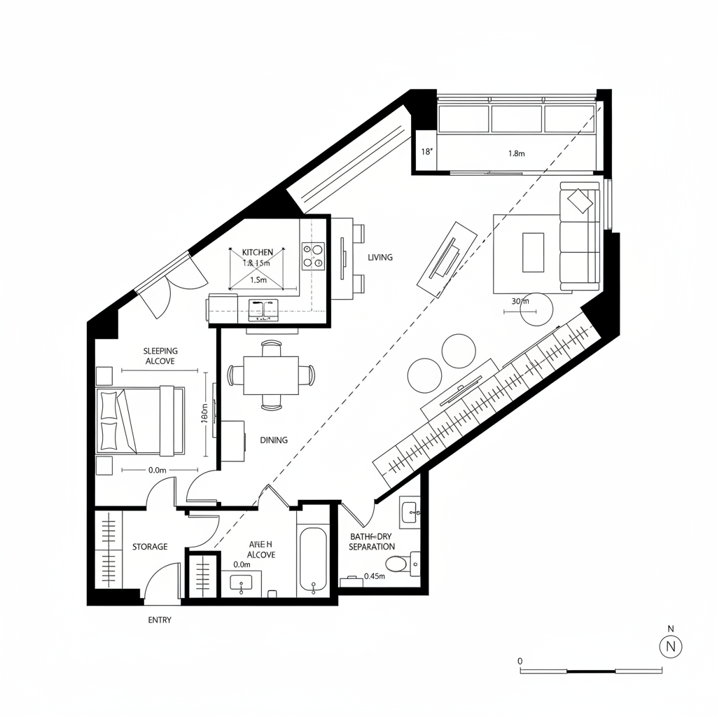 480 Sq Ft Floor Plan: Future-Ready 3D Spatial Logic