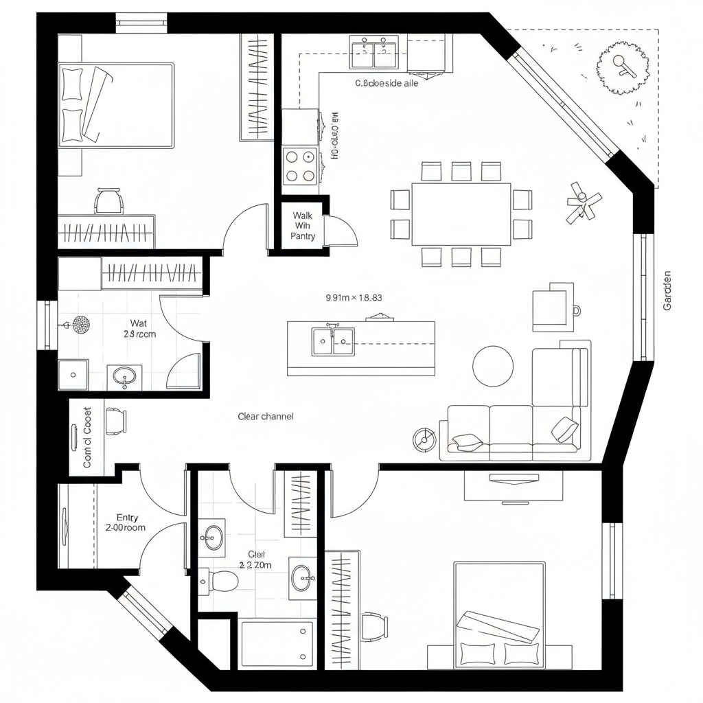 Floor Plan of 2 Bedroom House in PDF: Which Layout Works Best?