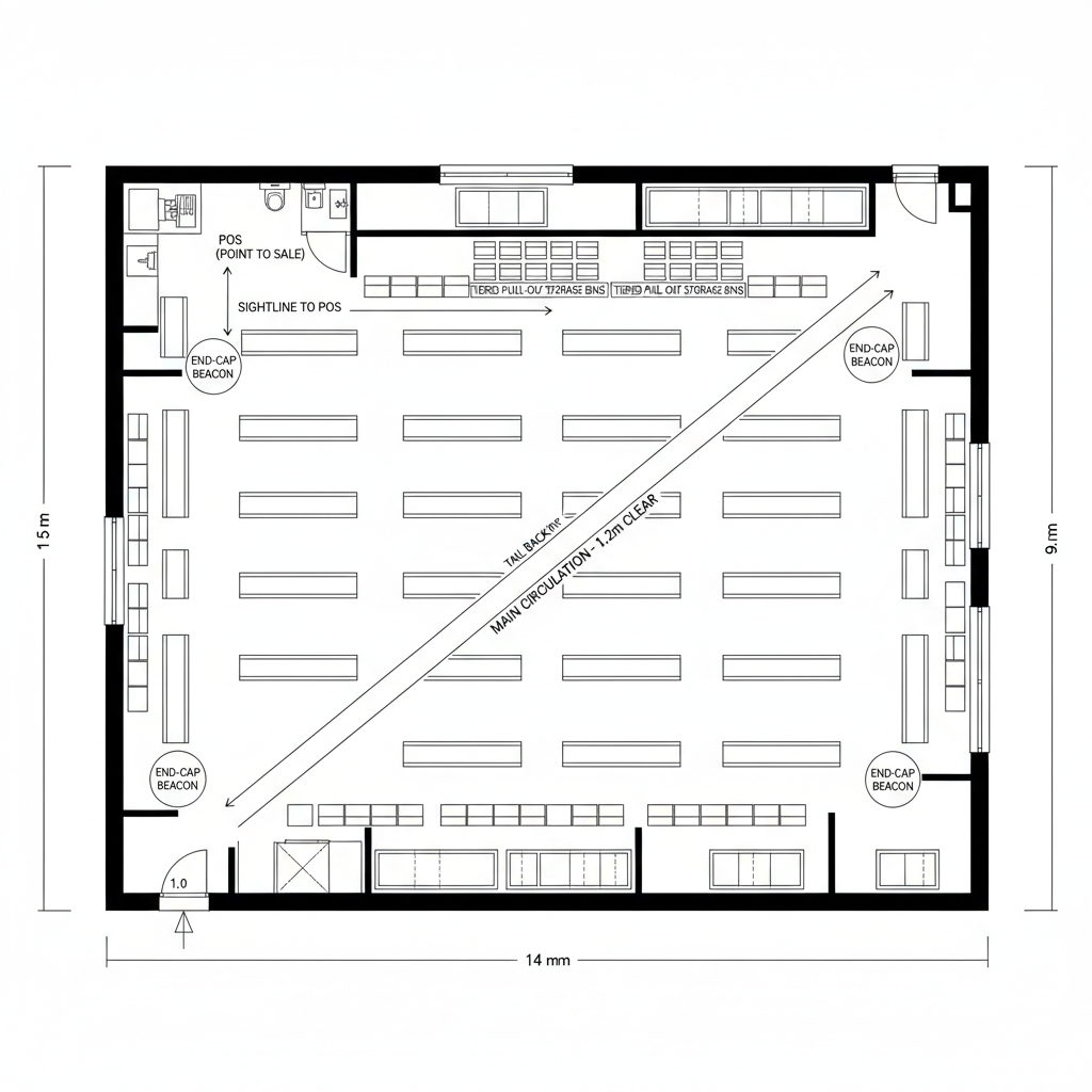 Small Store Feels Chaotic? Simple Store Floor Plan Fix