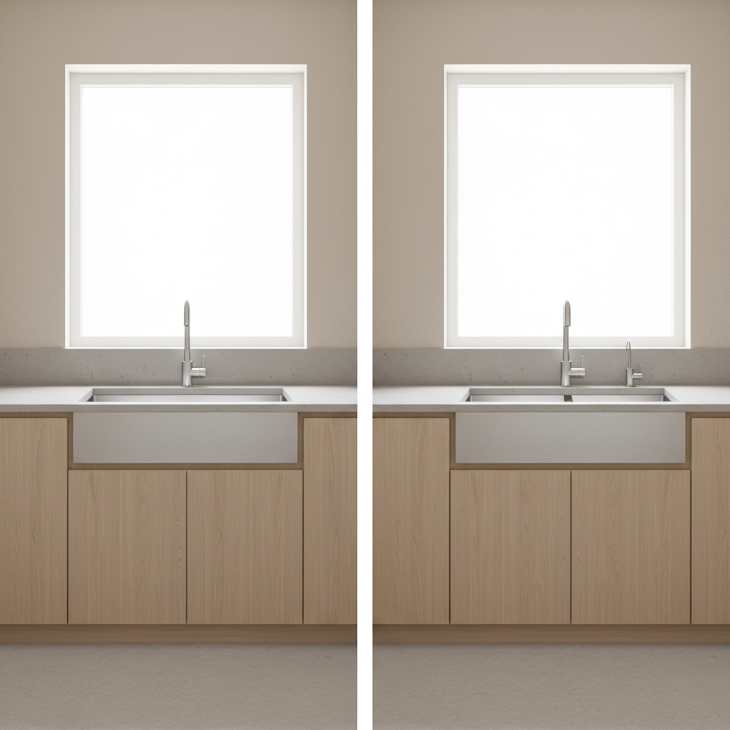 Double Sink vs Single Sink Kitchen: Which Fits Large Pots?