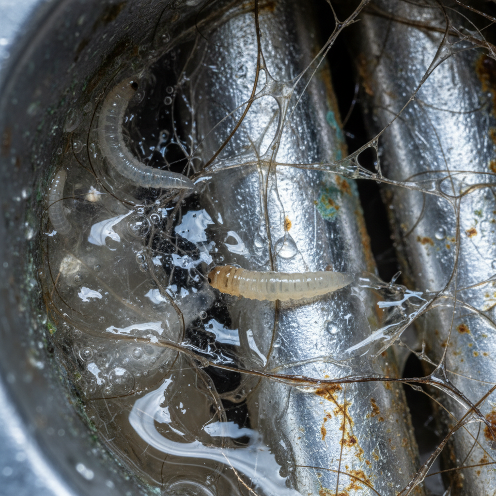Small White Worms in House? Maggots vs Drain Larvae