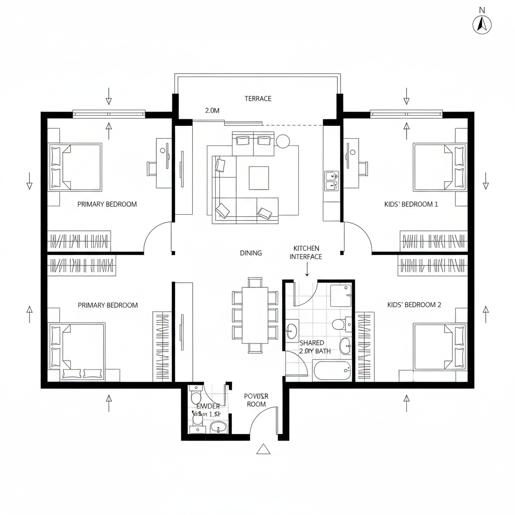 Vatika India Next 4-BHK Sector 82C: Future Interface Planning