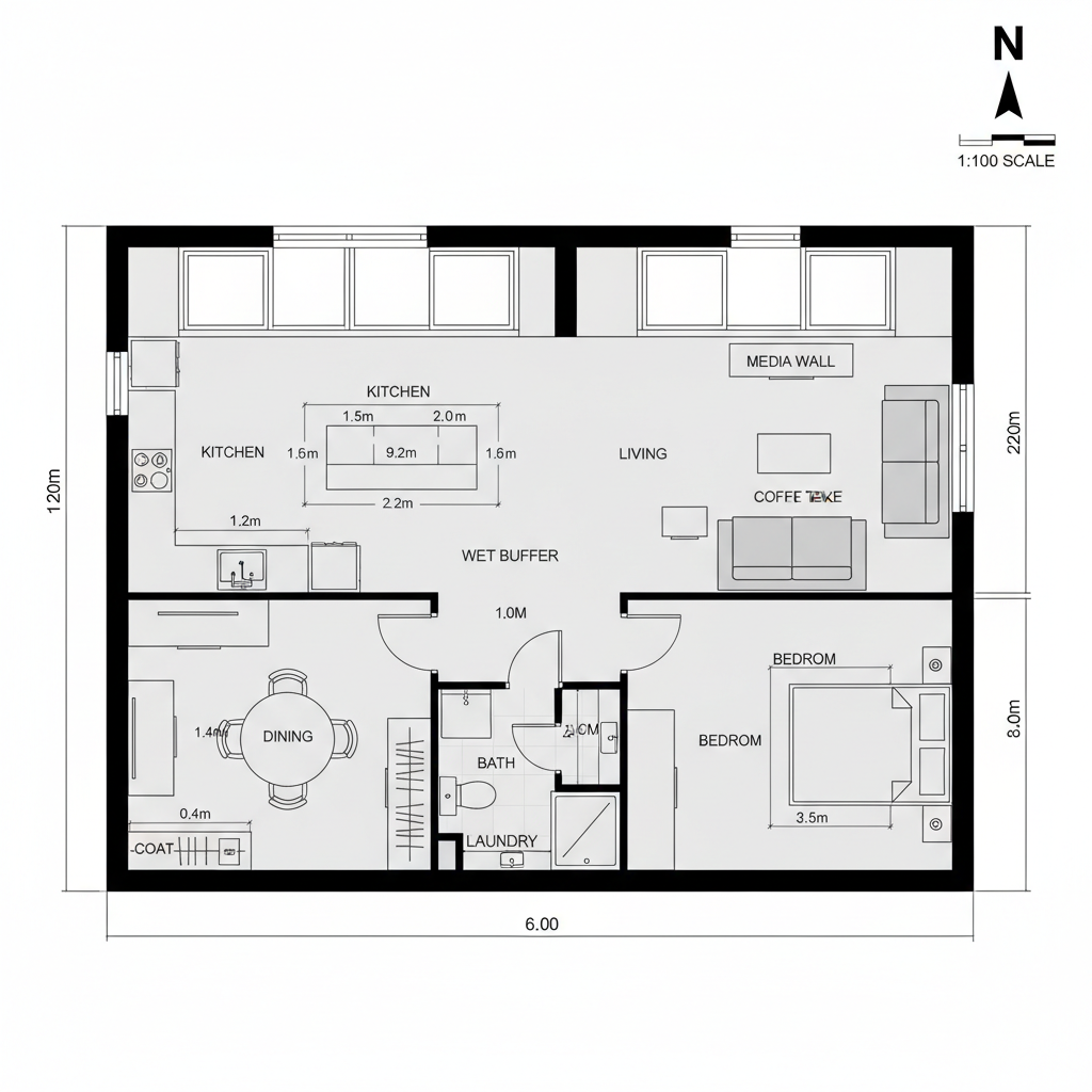 Pebbles 2 E Building 4th Floor Plan — Futurist Layouts