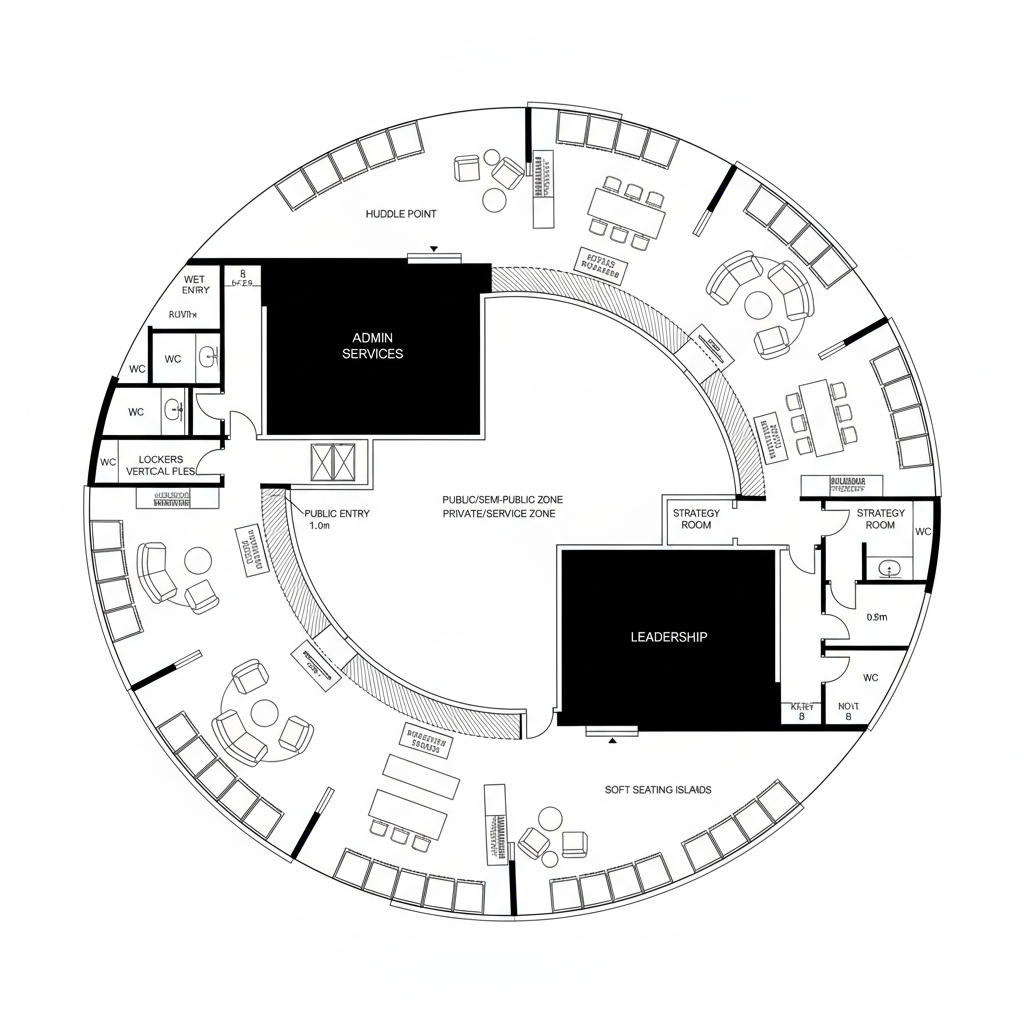 Office Feels Chaotic? Administration Building Floor Plan Fix