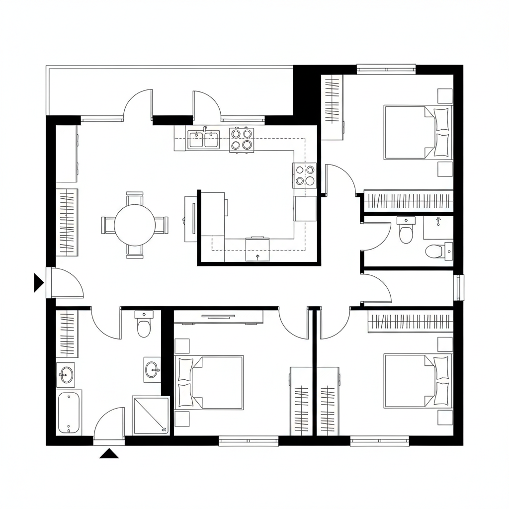 SNN Raj Serenity Phase 2 C Block Floor Plan — Future Interface Design
