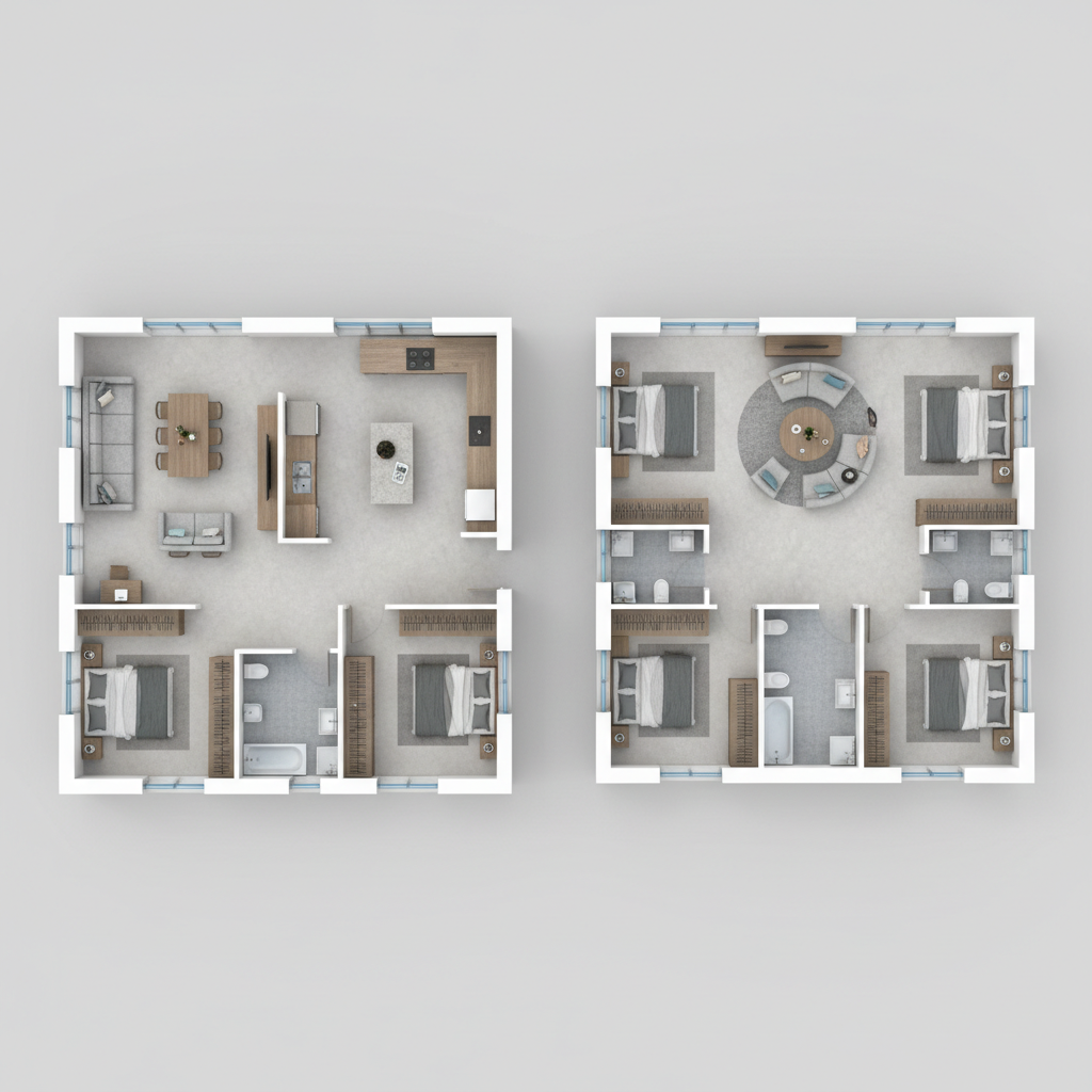 Elongated Floor Plan vs Compact: Which Wastes Less Space?