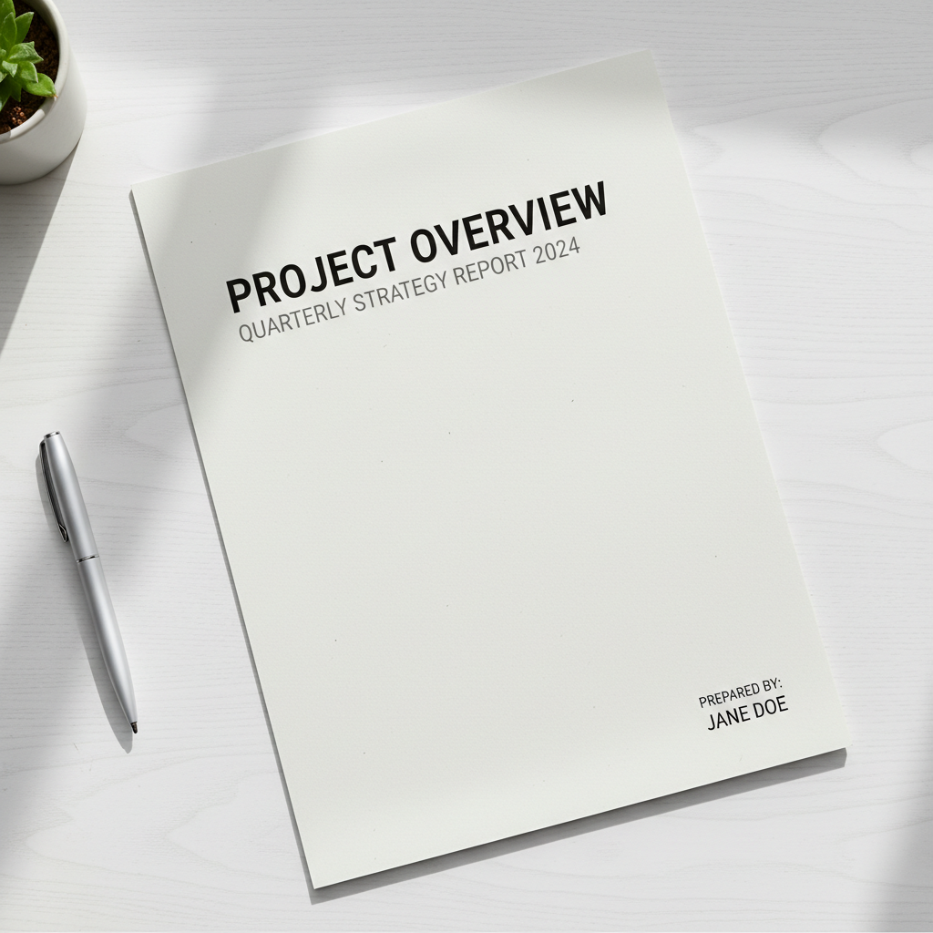 Diseño grafico de una portada de un trabajo desde casa