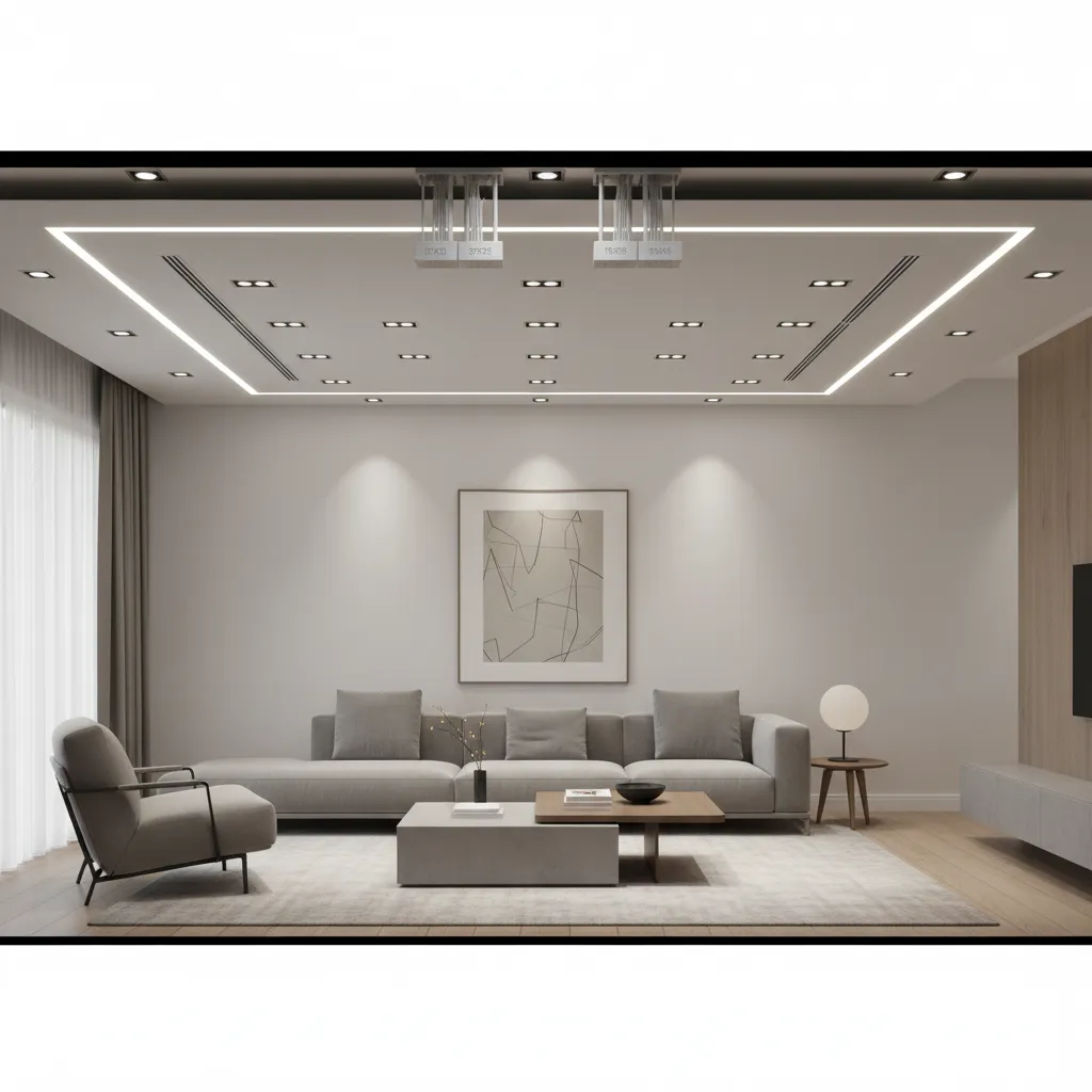 Innovative Slab Design vs False Ceiling for Hall Interiors