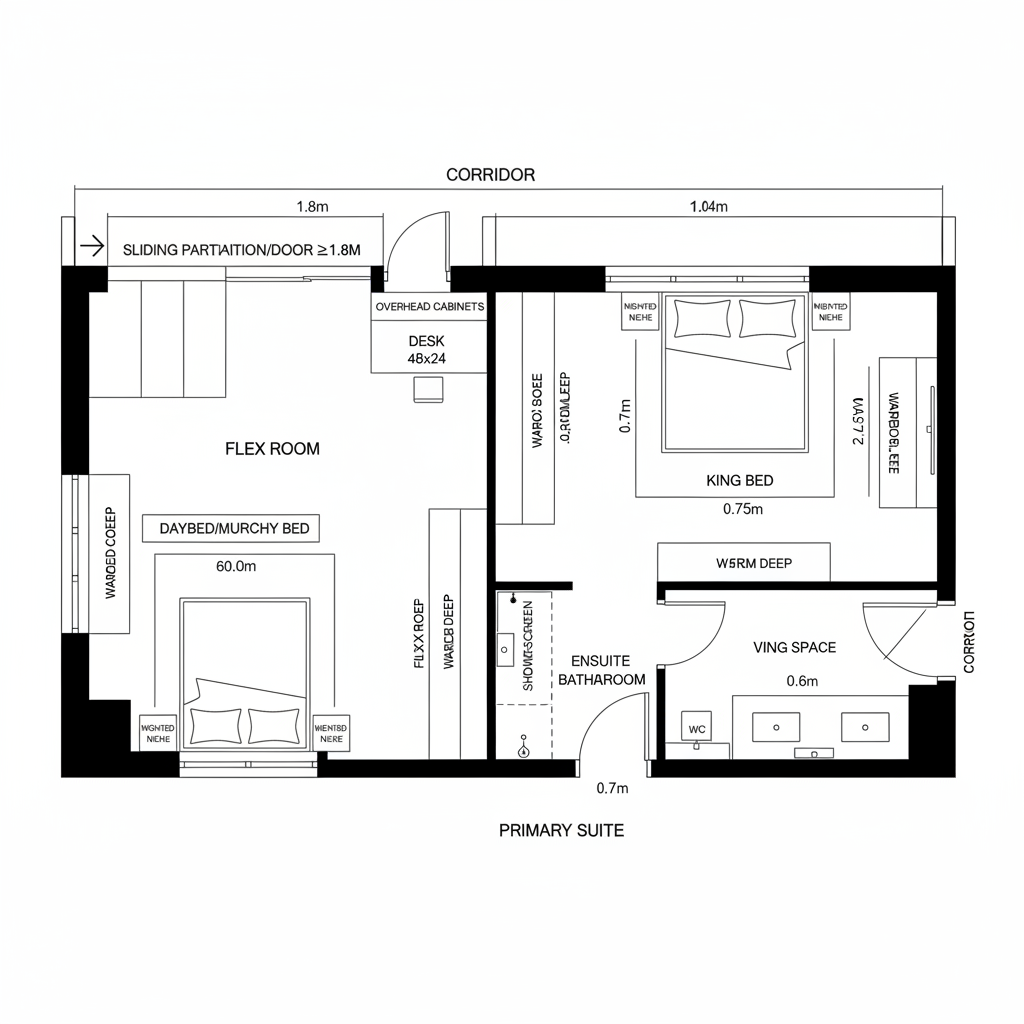 3 BHK Feels Cramped? Ireo Skyon 3 BHK Floor Plan Fix