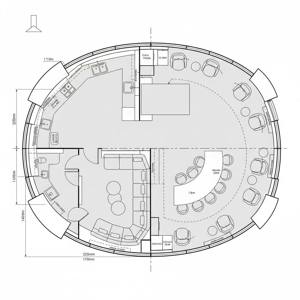 Boeing 747-8 VIP Floor Plan as Future Home Interface