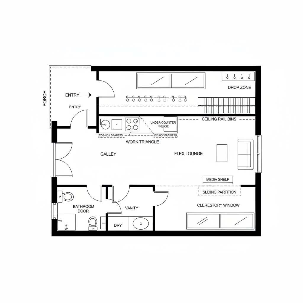 10x20 Tiny House Floor Plan: Fix a Cramped Layout with 3 Smart Designs