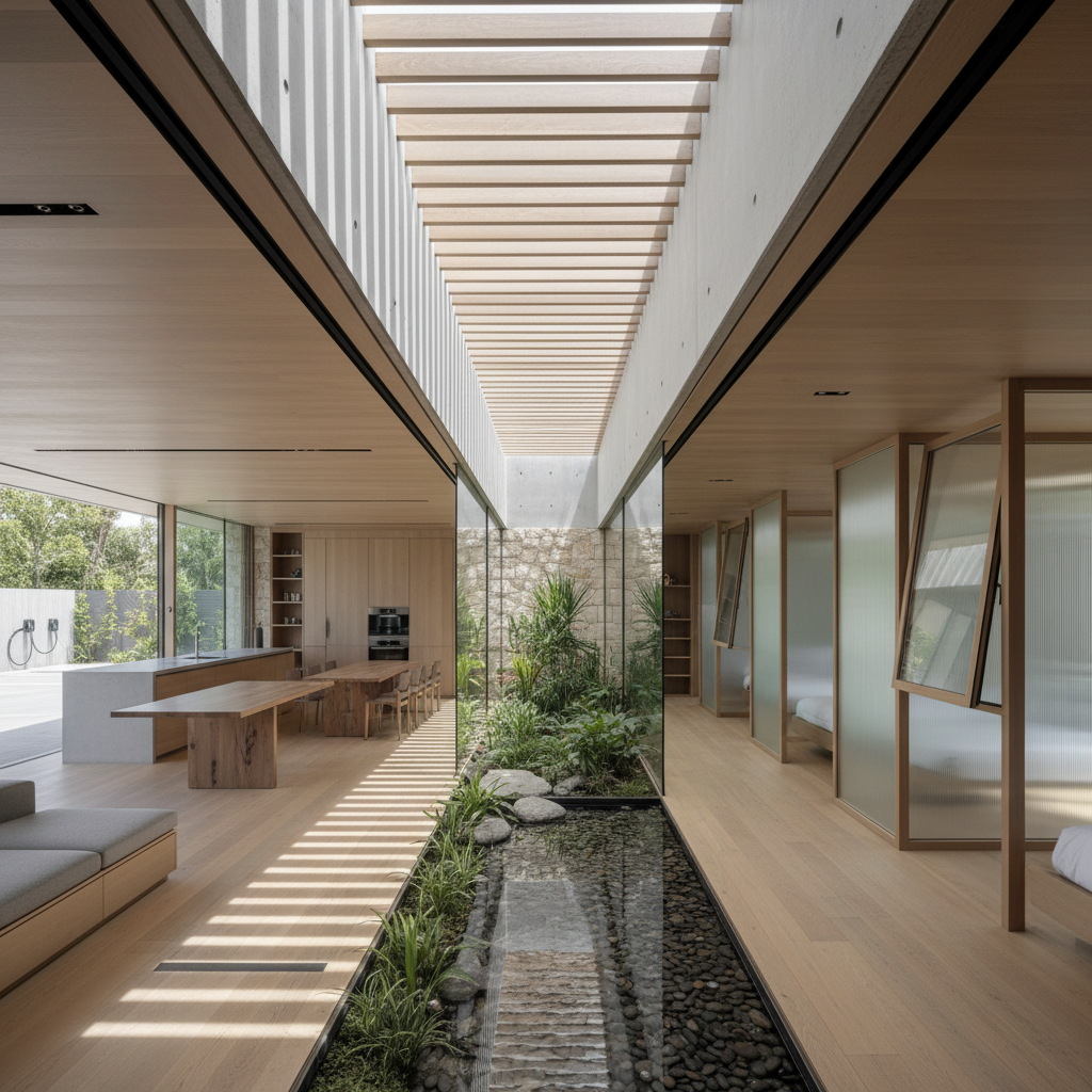 4BHK Floor Plan with Garden and Car Park — Future-Ready Spatial Interface