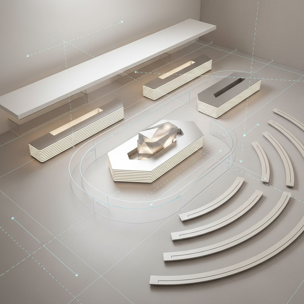 Simple Cafeteria Floor Plan with Dimension—Future-Ready Flow