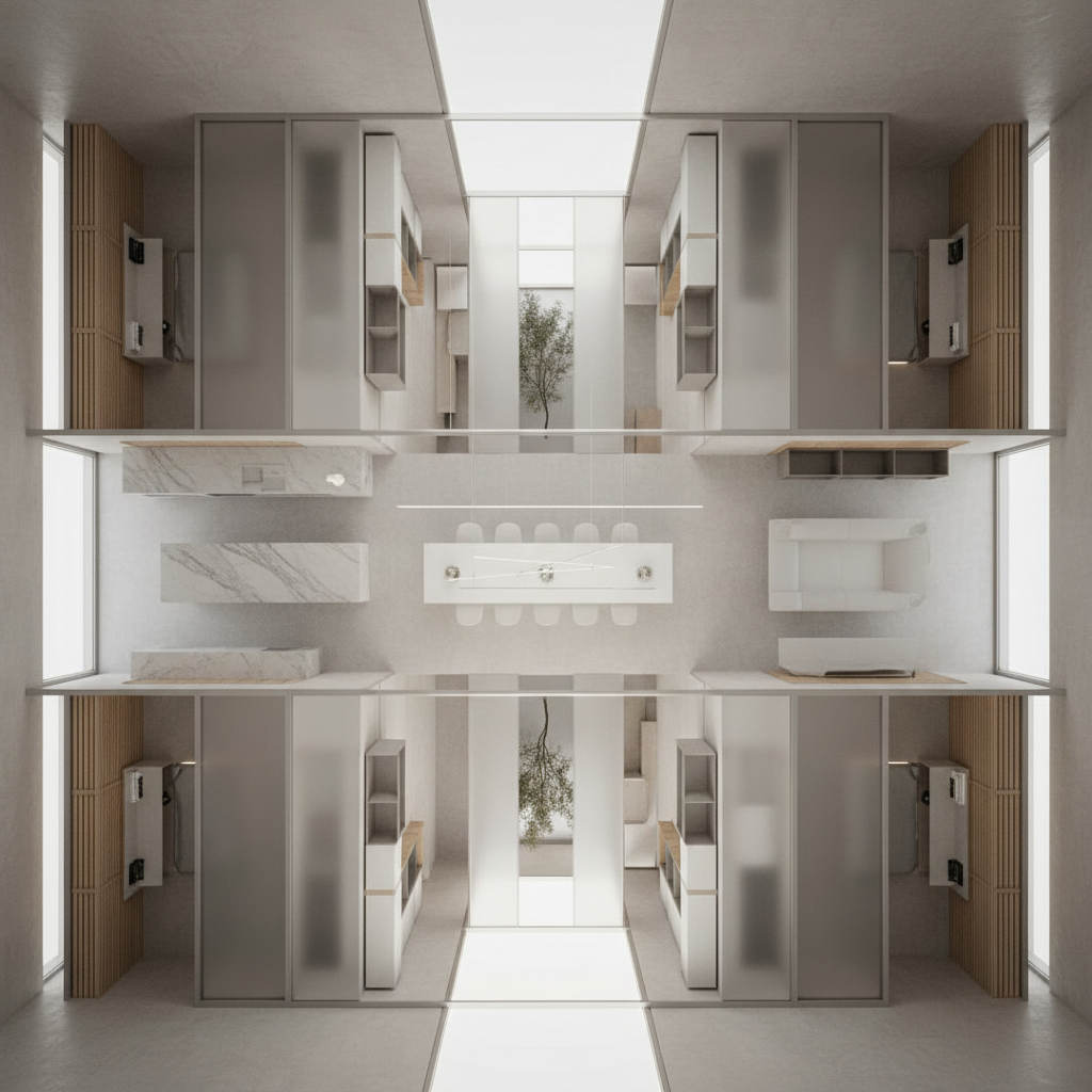 Future-Ready Simple House Floor Plans: 4-Bedroom Interfaces