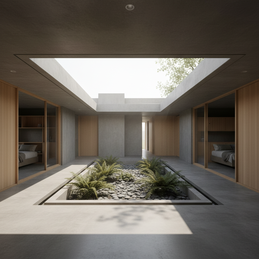 1 Storey House Floor Plan DWG: Fix Bad Flow & Dark Rooms