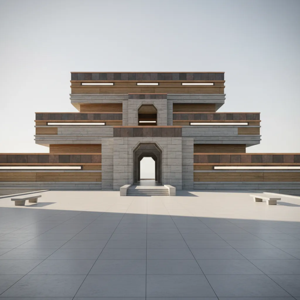 Three-Story Temple Plan: Future-Ready Spatial Interface