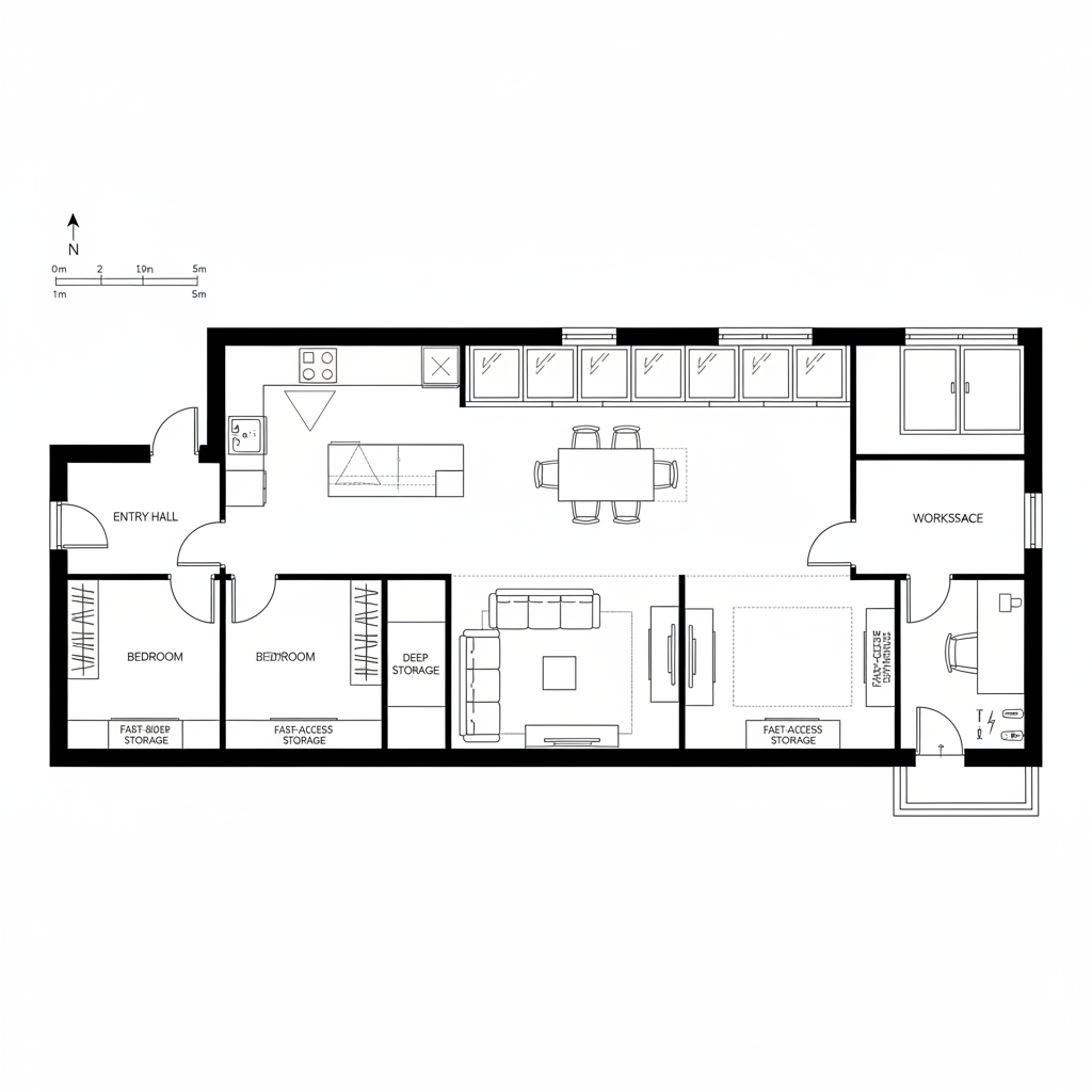 Verve Apartment 2nd Floor Plan – Futurist Residential Layouts