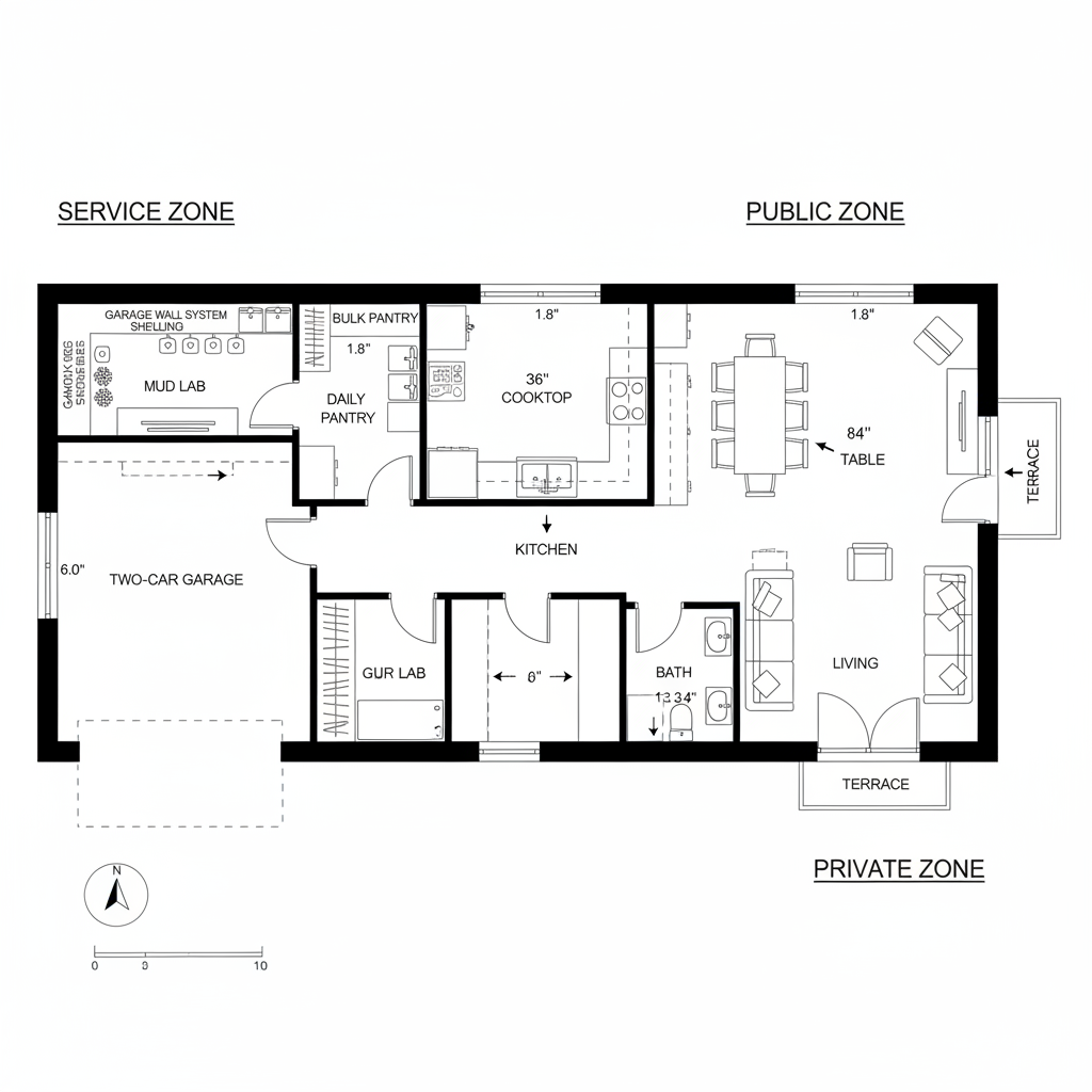 G-2 Floor Plans at 2400 sq.ft | Future-Ready Residential Interface