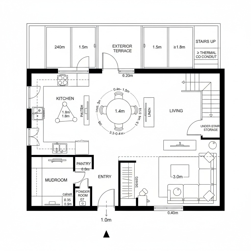 Uber Verdant 2 Floor Plan: Interface for a Greener Hybrid Life