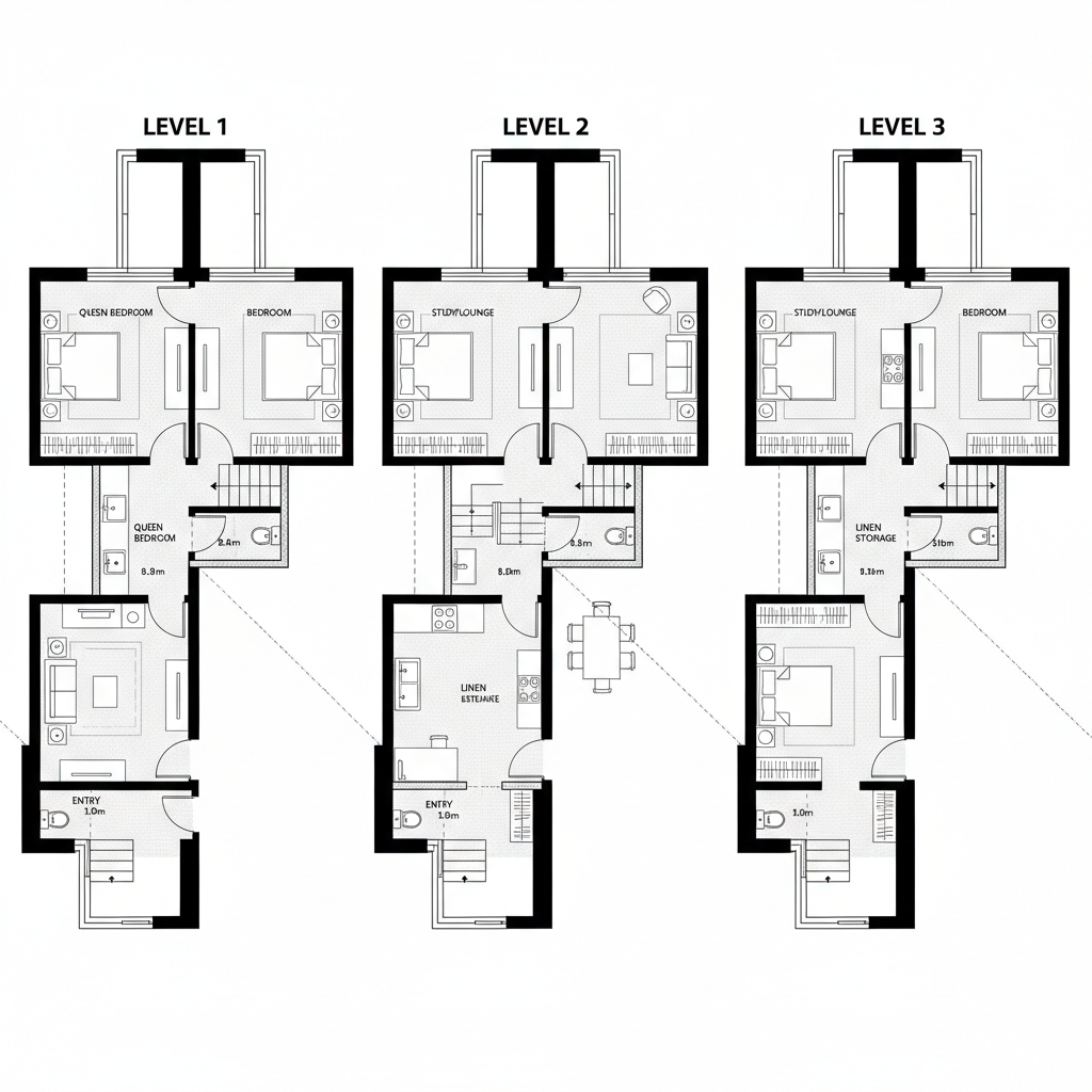 Column Layout Plan Confusing? 3 Smart Grids for a 3‑Floor Home