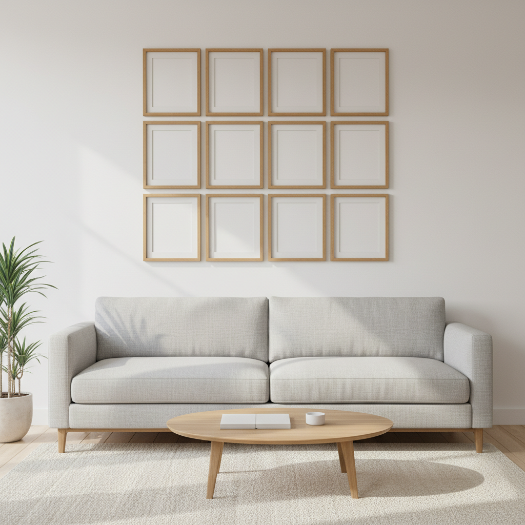 Wall Looks Messy? Empty Frame Wall Layouts Compared