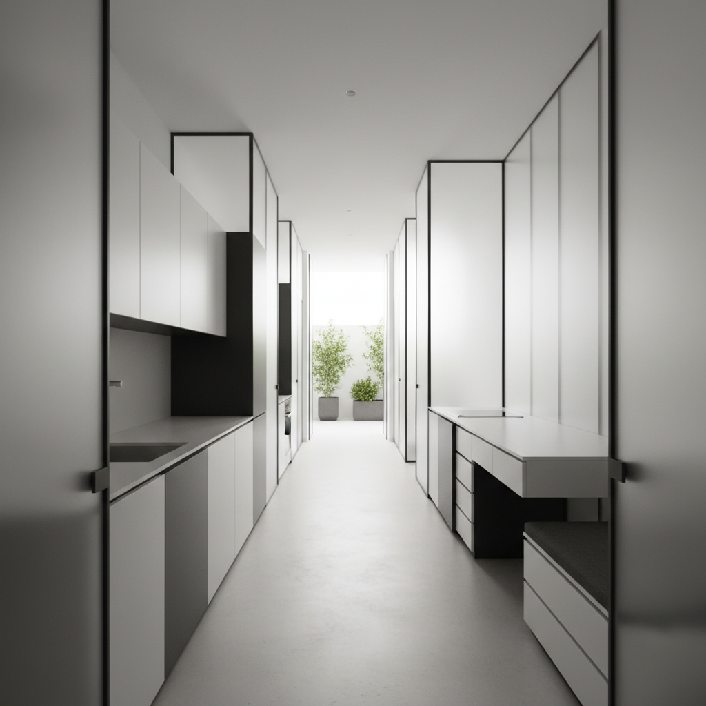 Ground Floor Plan 25 x 5 – Future-Ready Narrow Layouts