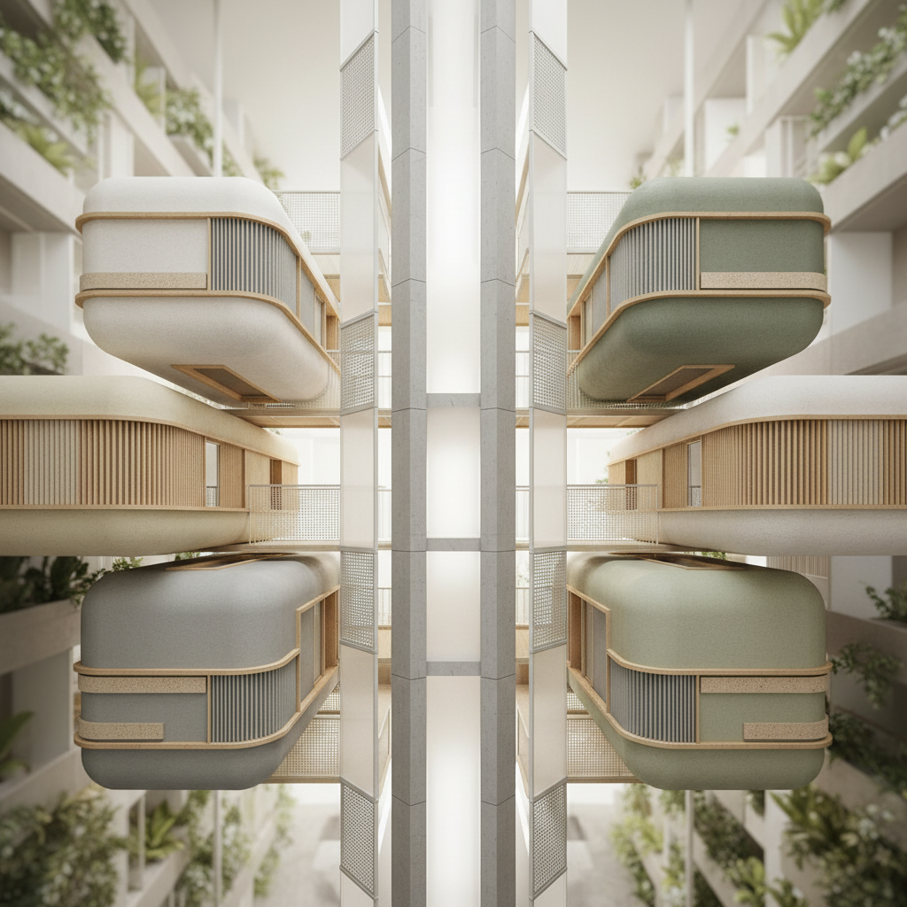 Eight-Flat Floor Plan: Future-Ready Multifamily Layouts