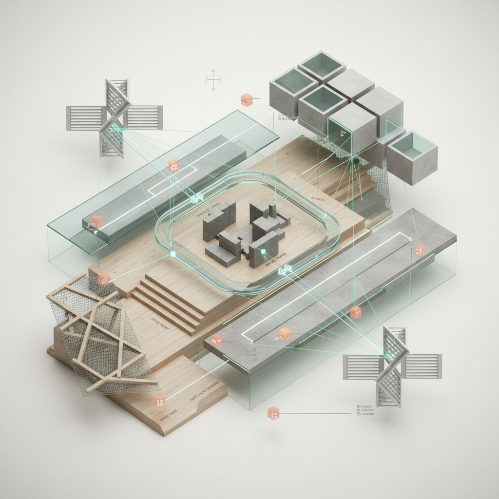 Eight-Shop Mall Layouts Across Different Floor Plans
