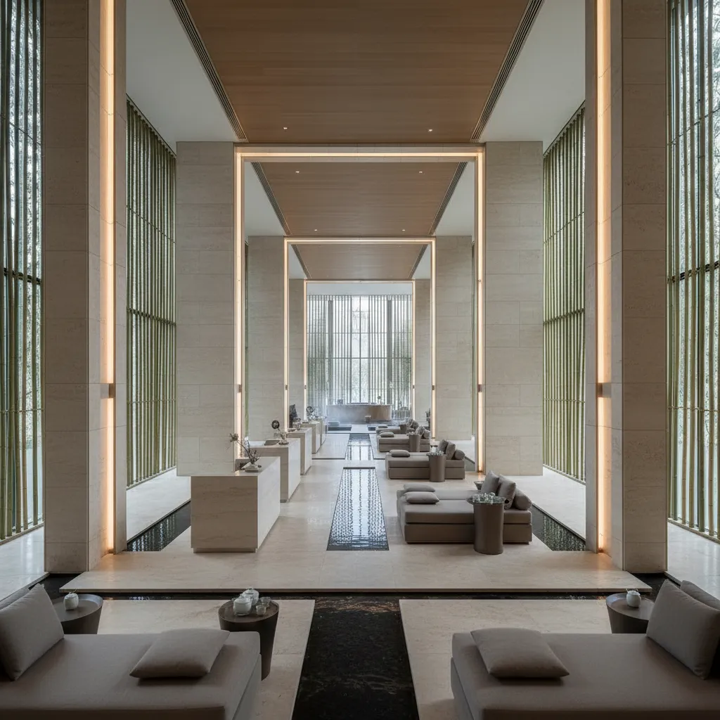 Five-Star Hotel Floor Plan with Spa: Future-Ready Wellness Layouts